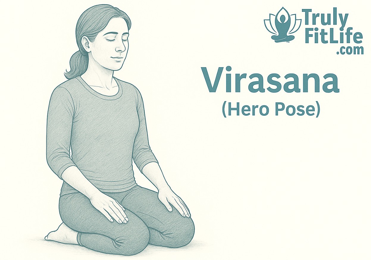 Virasana – Hero Pose | Steps & Benefits