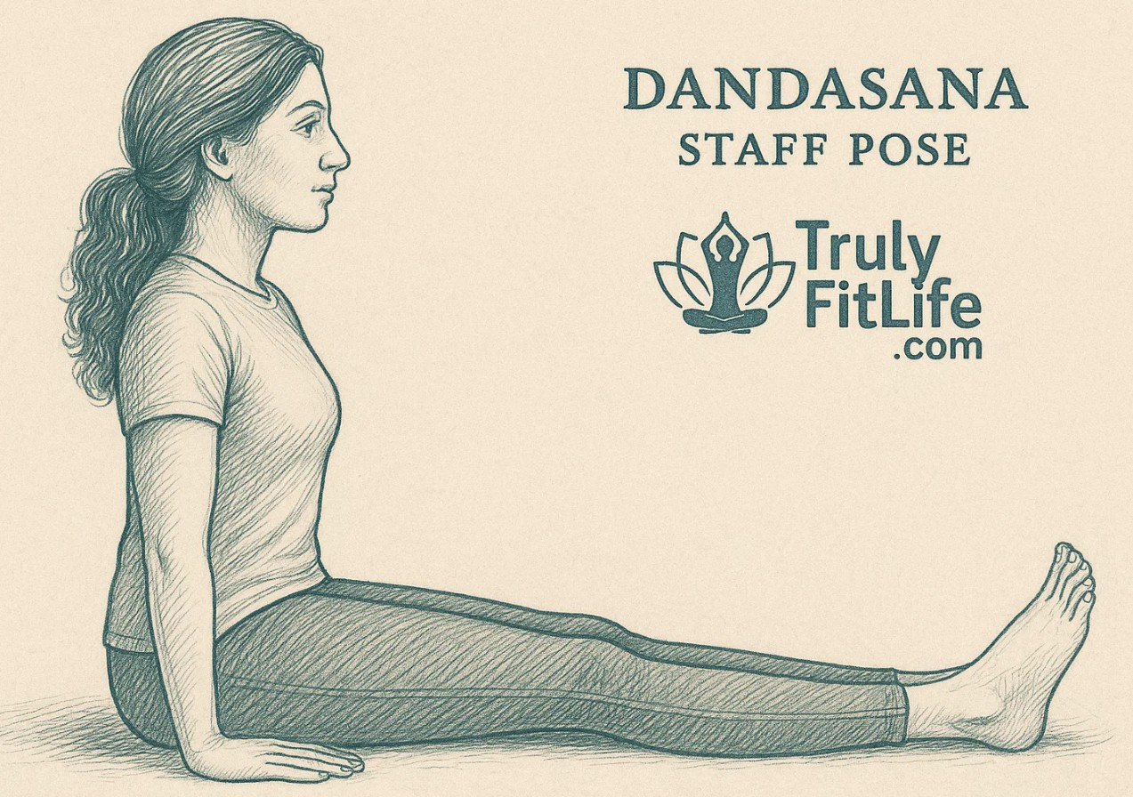 Dandasana – Staff Pose Complete Yoga Guide for Posture & Alignment ...